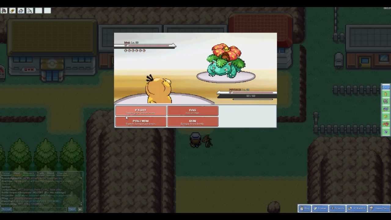 Poke MMO! an online pokemon game w/t fox part 2 - YouTube