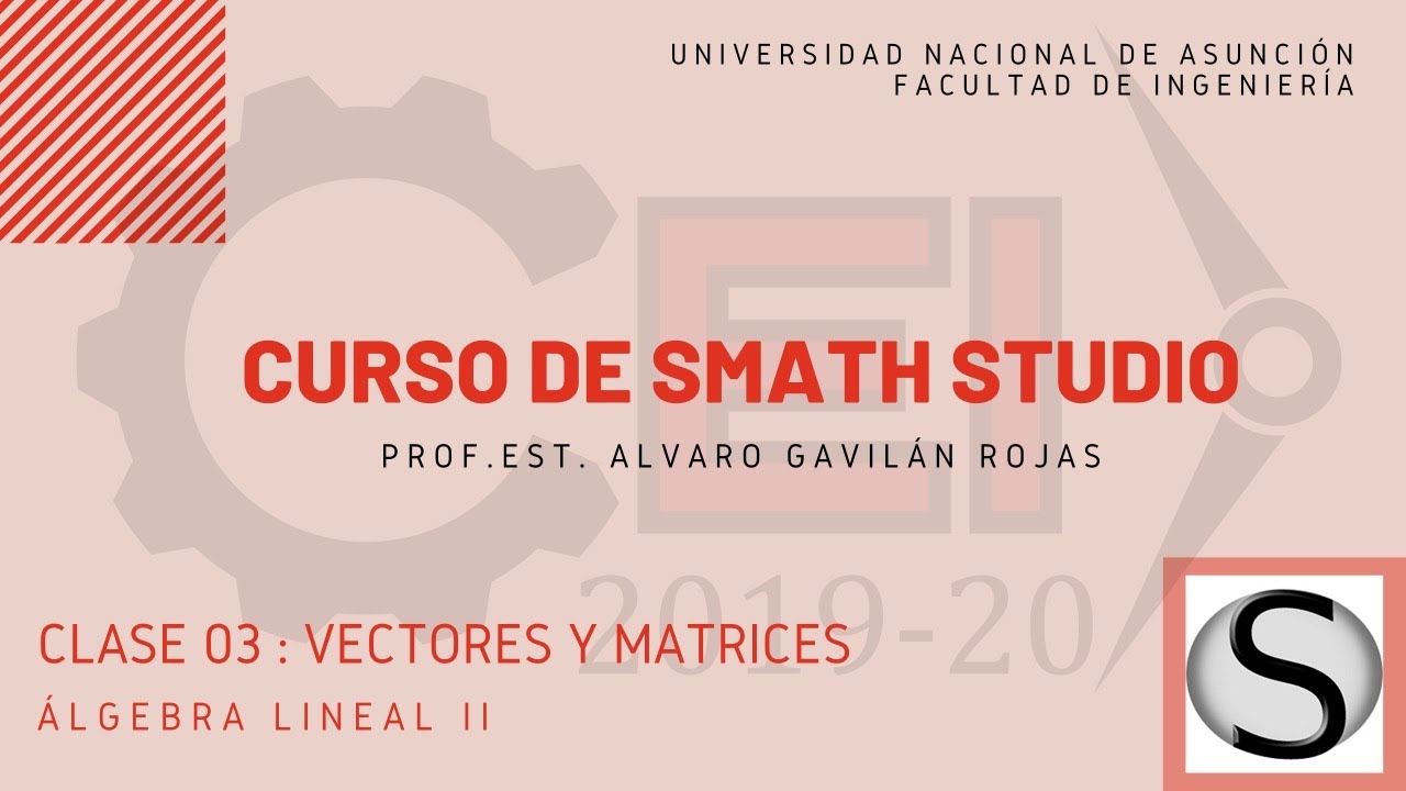 SMATH STUDIO CLASE 3: VECTORES Y MATRICES - YouTube