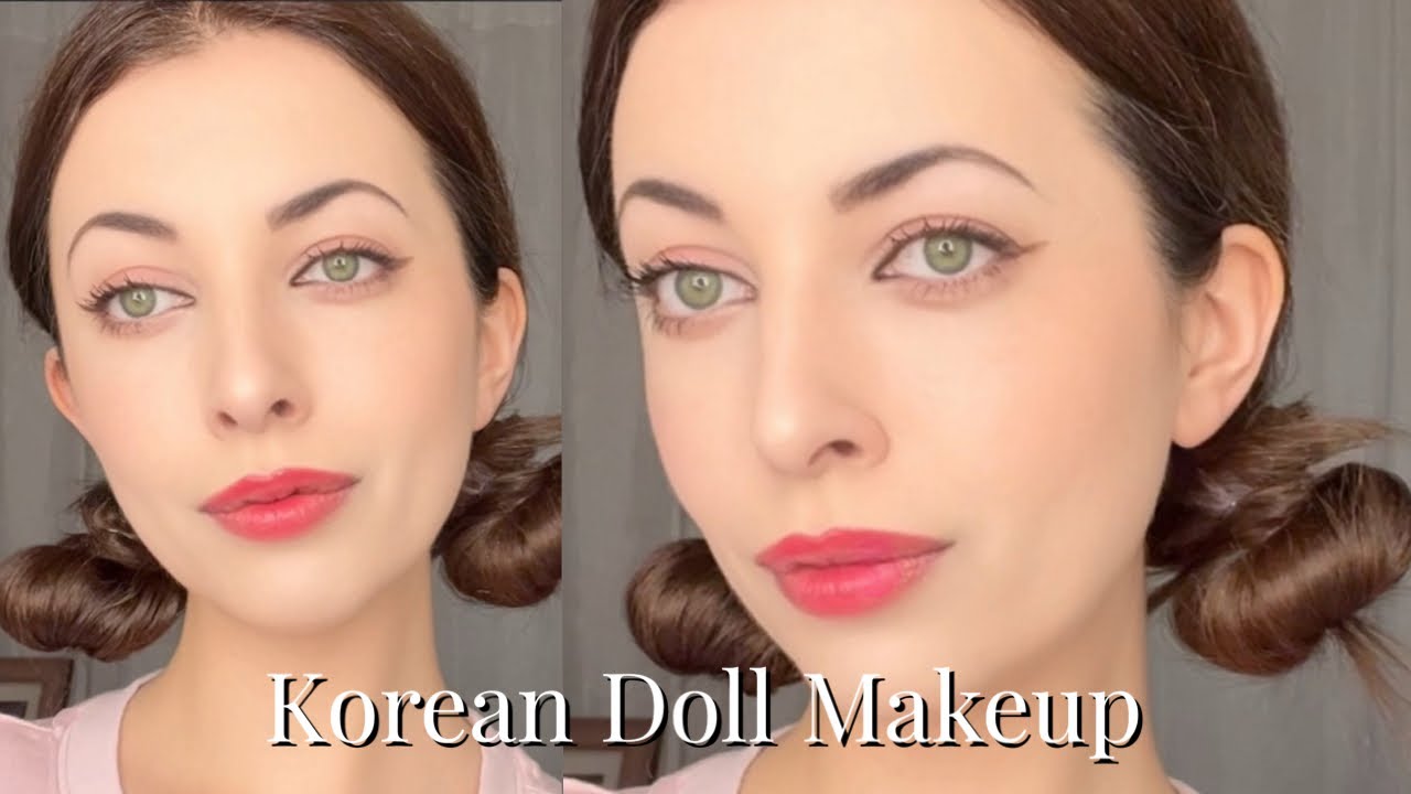 Korean Doll Makeup Tutorial - YouTube