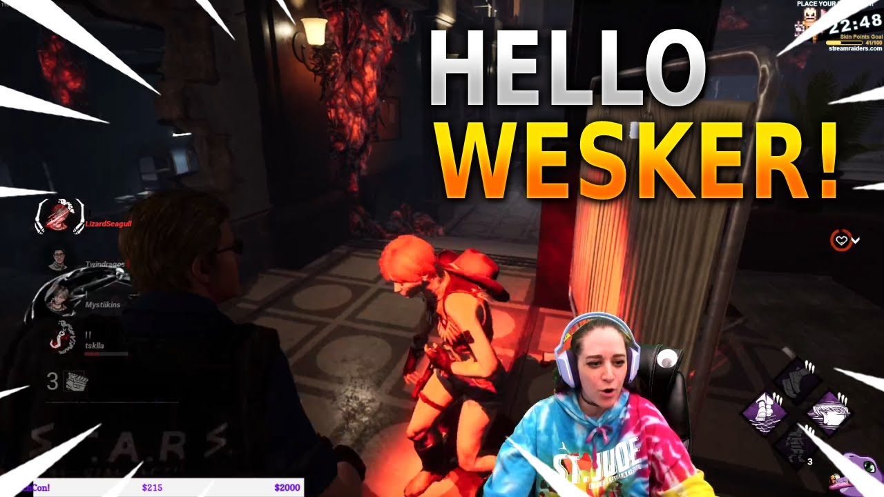 First Game Against Wesker on NEW RCPD | Dead By Daylight Gameplay - YouTube