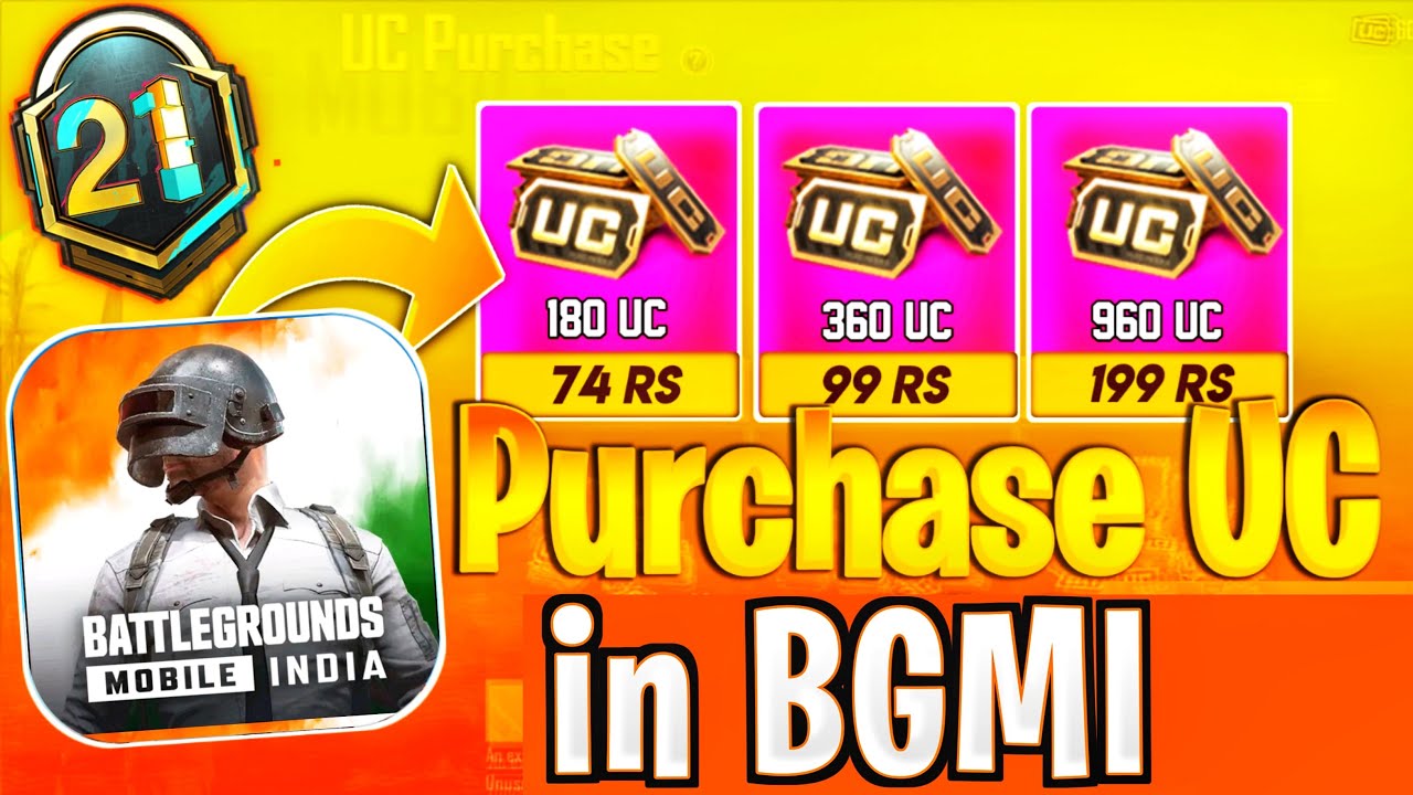 Purchase UC in BGMI | Get Easy Discount - YouTube