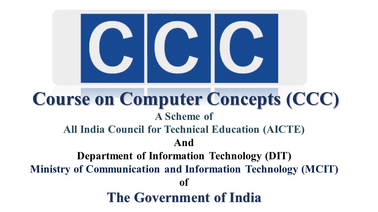 CCC Computer Course in Marathi - YouTube