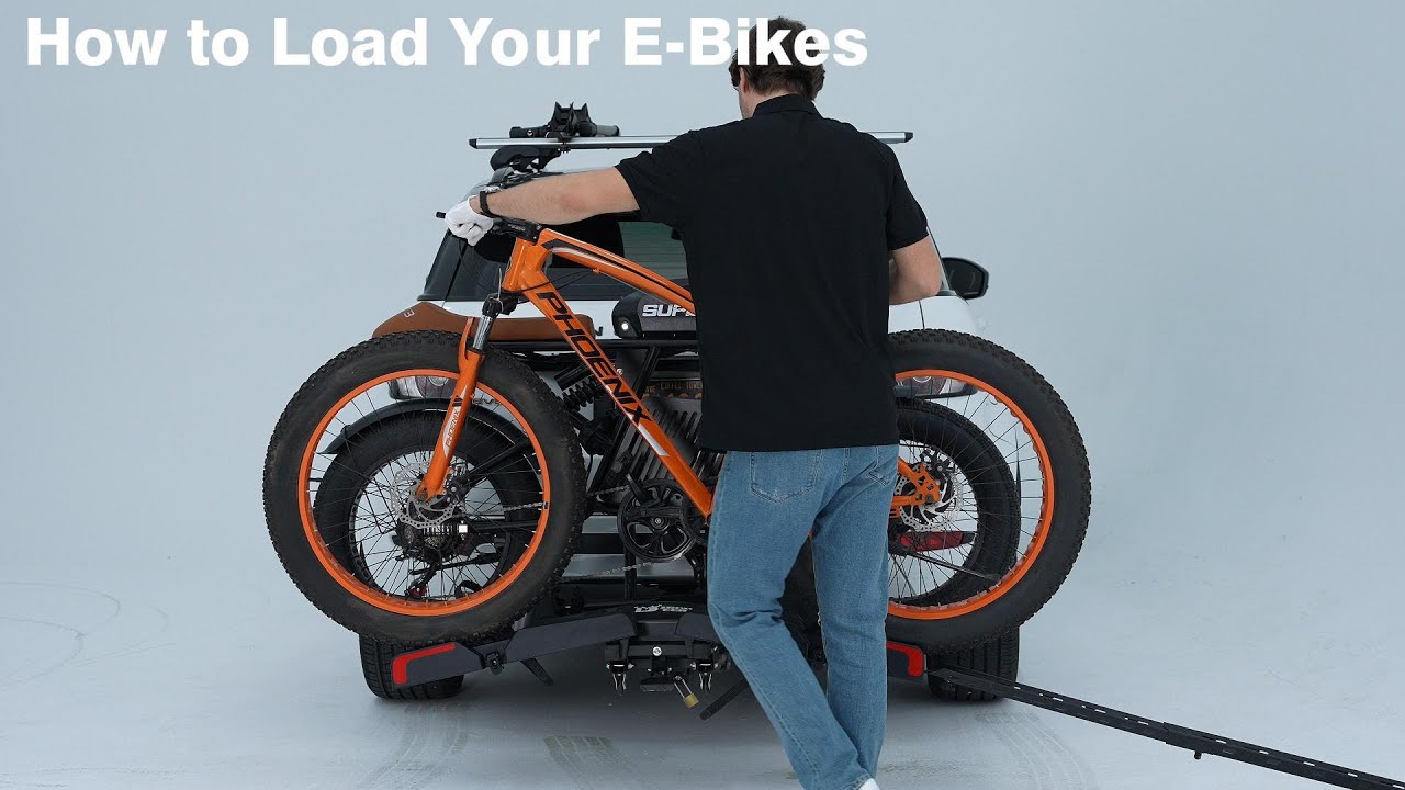 4-Loading/Unloading Guide for Eco Pro Hitch E-Bike Rack with Ramp - YouTube