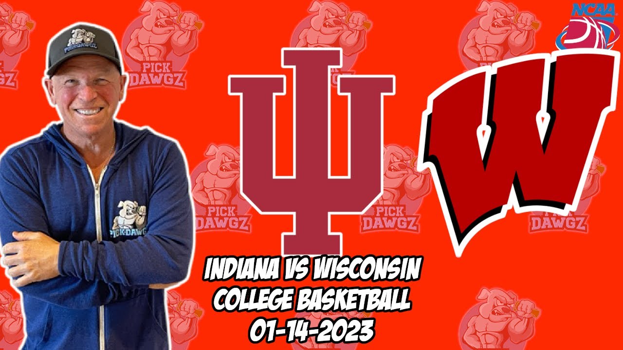 Indiana vs Wisconsin 1/14/23 College Basketball Free Pick CBB Betting ...