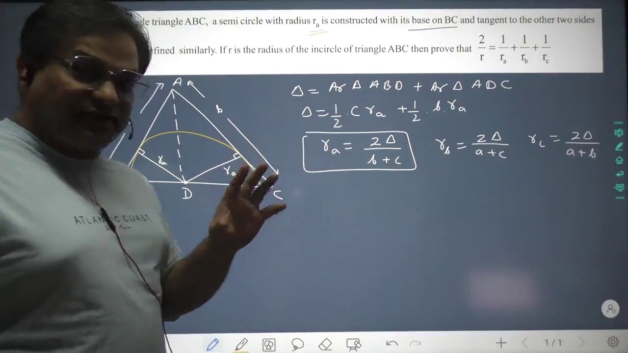 IIT JEE MATHS - SOLUTION OF TRIANGLE - PROBLEM SOLVING TECHNIQUES - YouTube