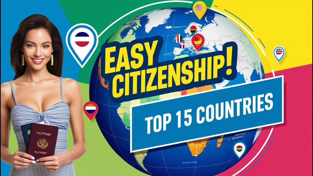 15 Countries Where Getting Citizenship is Surprisingly Easy! - YouTube