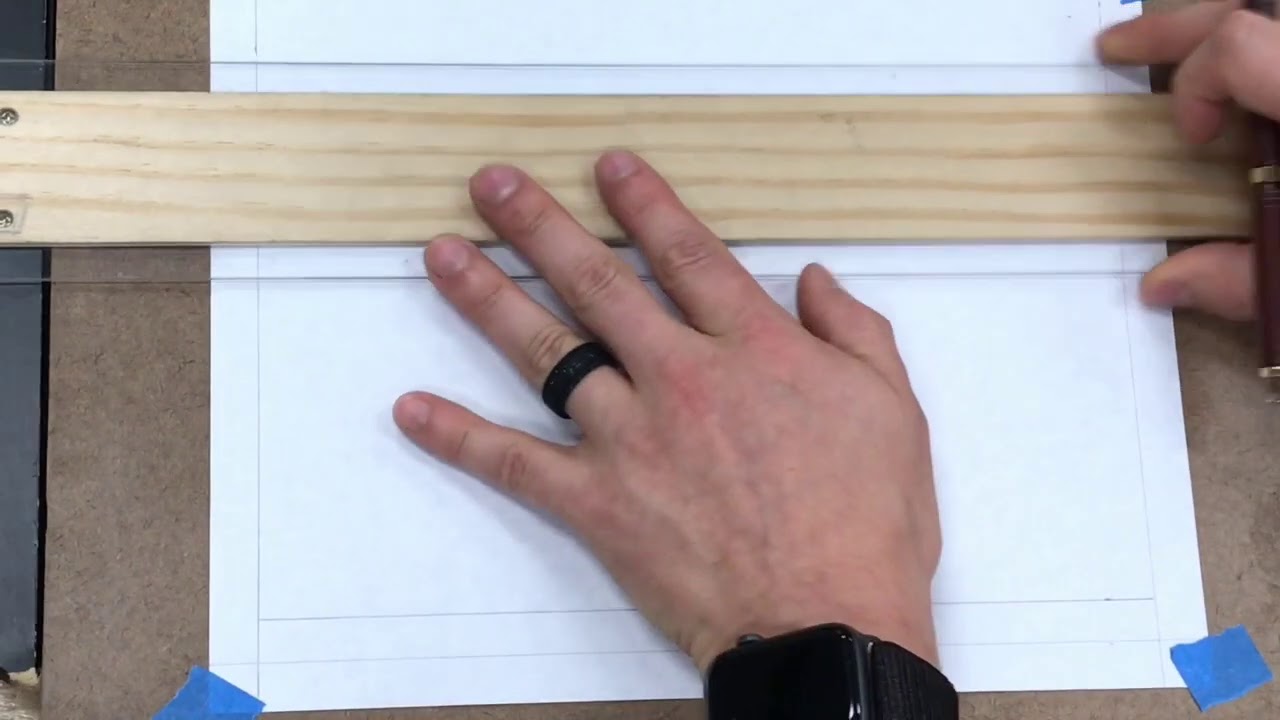 1.5 3PP, How to set up a drafting board and paper for drafting - YouTube