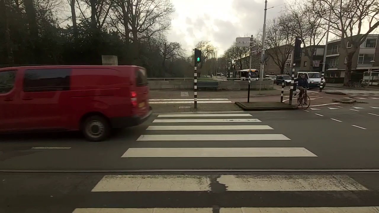 🚋Tramrit in de GVB Amsterdam tramlijn 19 Diemen Sniep-Station ...