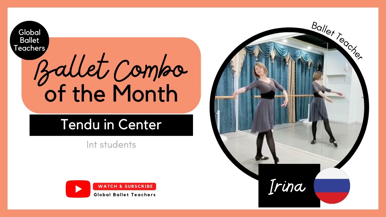 Tendu with porte de bras *BALLET COMBO* | Int level - YouTube