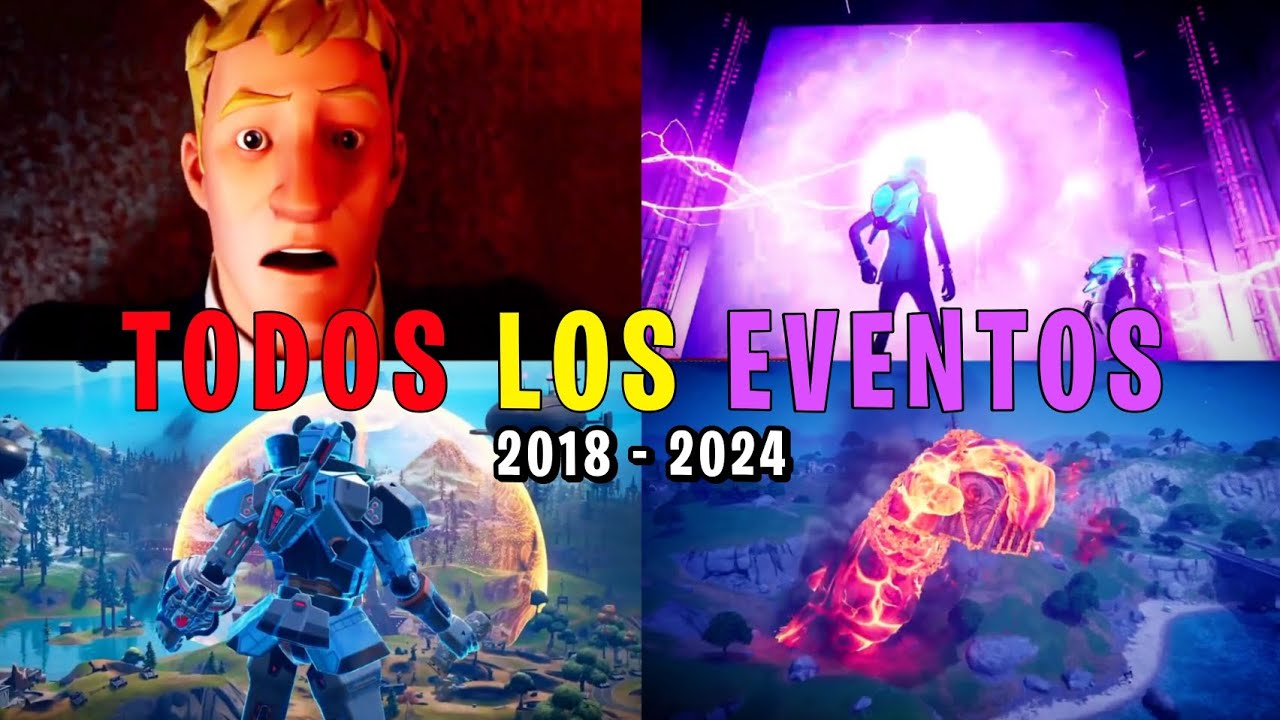 TODOS los EVENTOS de FORTNITE (2018 - 2024) - YouTube