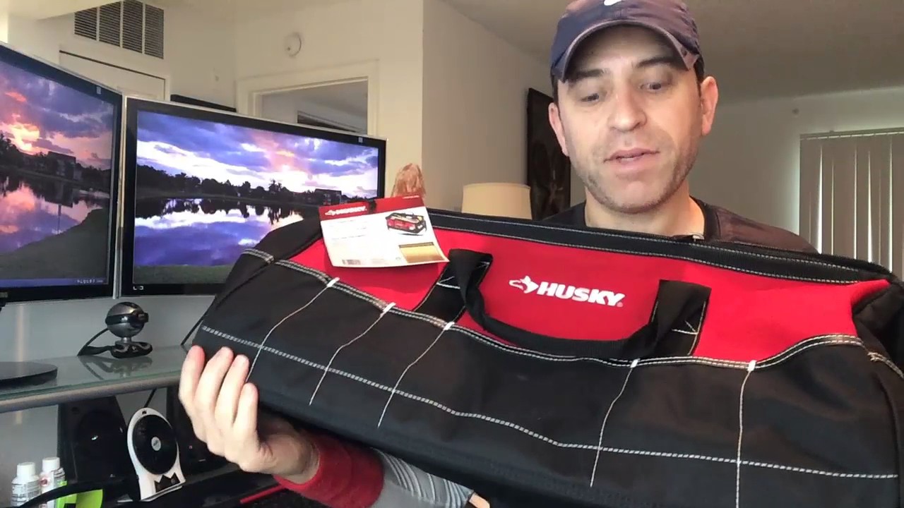 Husky 24 Inch Tool Bag Review - YouTube