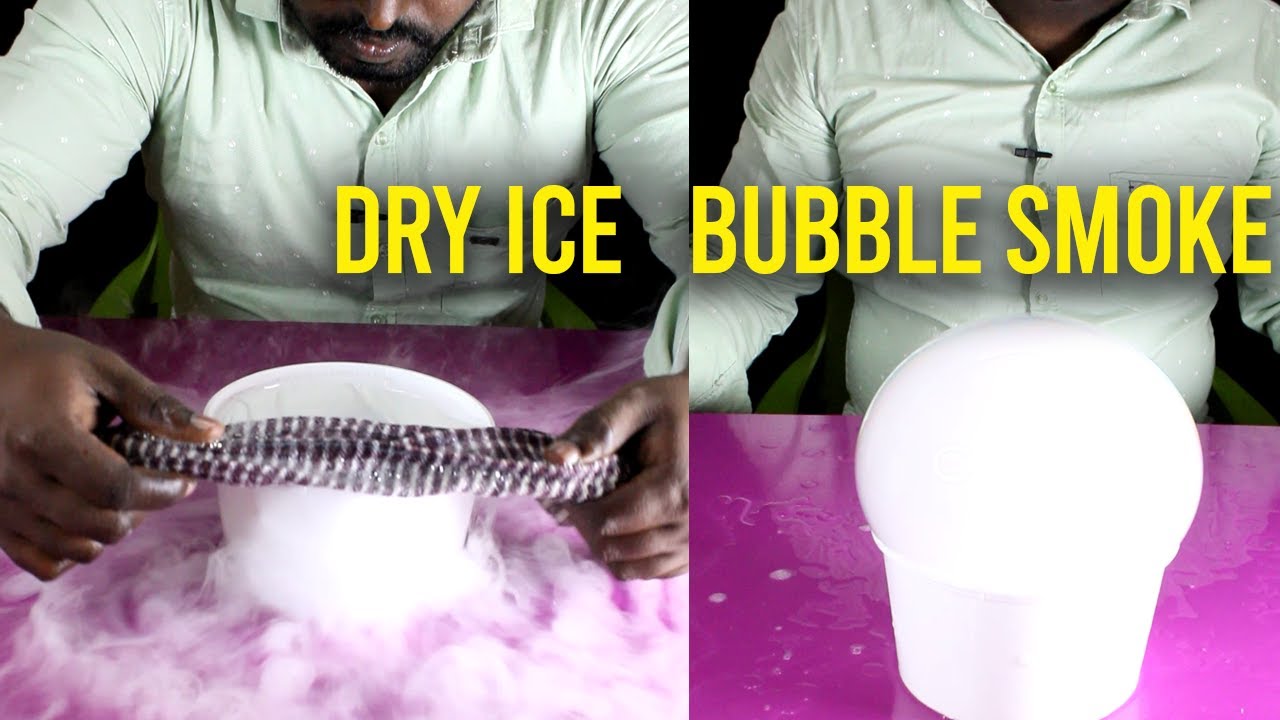 Dry Ice Floating Bubble Experiment | Crazy Science - YouTube