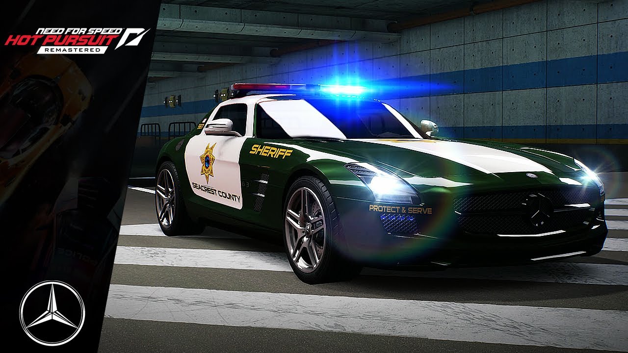 NFS Hot Pursuit Remastered - Mercedes SLS AMG (Police Unit) - Run to ...