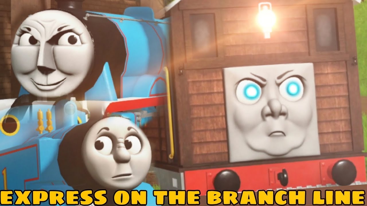 express on the branch line TATHP scene remake sodor online - YouTube