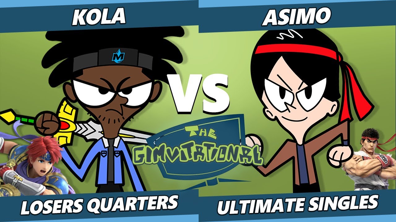 Gimvitational Losers Quarters - Asimo (Ryu) Vs. Kola (Roy) SSBU Smash ...