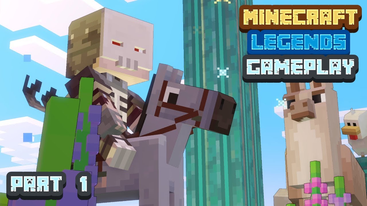 Minecraft Legends Gameplay - Part 1 - YouTube