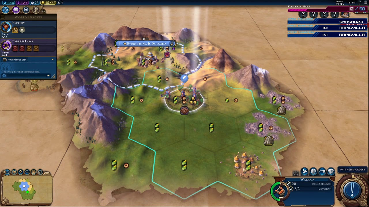 CIV 6 Multiplayer with some bappers - YouTube