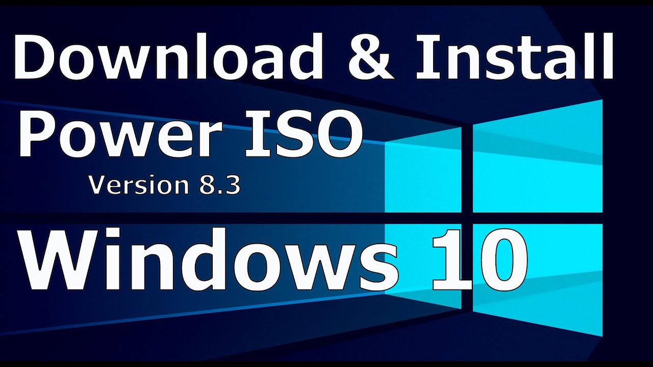 How to Download and Install PowerISO Version 8 3 on Windows 10 - YouTube