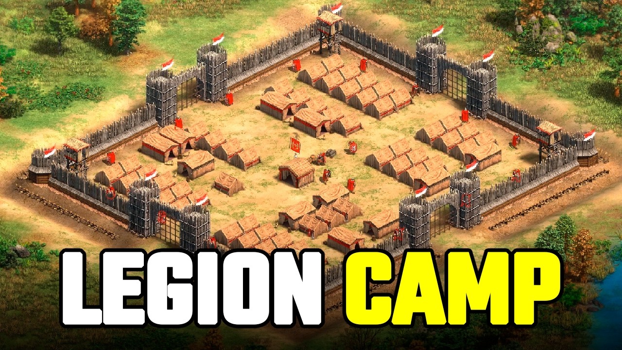 How Roman Legions build their Marching Camps? | Age of Empires 2 - YouTube
