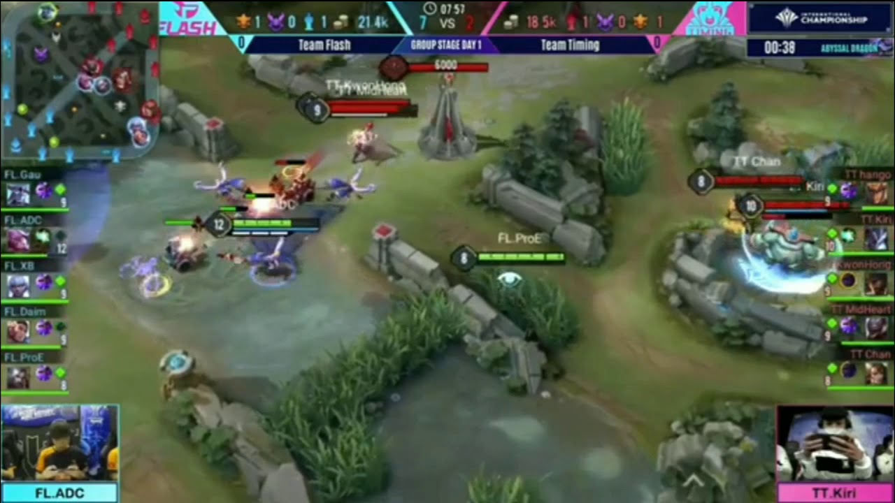 TEAM FLASH VS TEAM TIMING GAME 1 |AOV |ROV|Liên Quân Mobile| 펜타스톰|傳說對決 ...