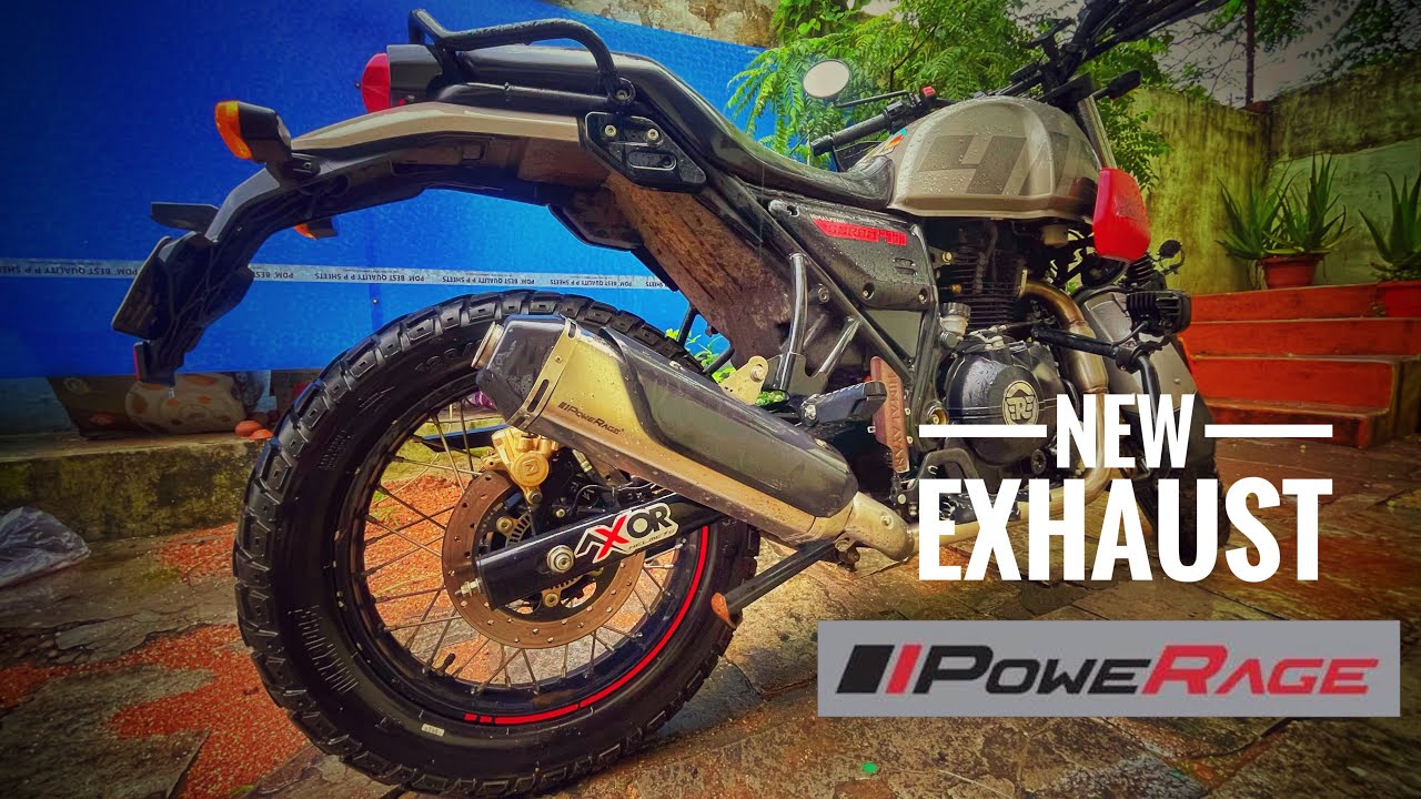 Finally New Exhaust System For My Himalayan Scram 411 !! 🔥😍 - YouTube