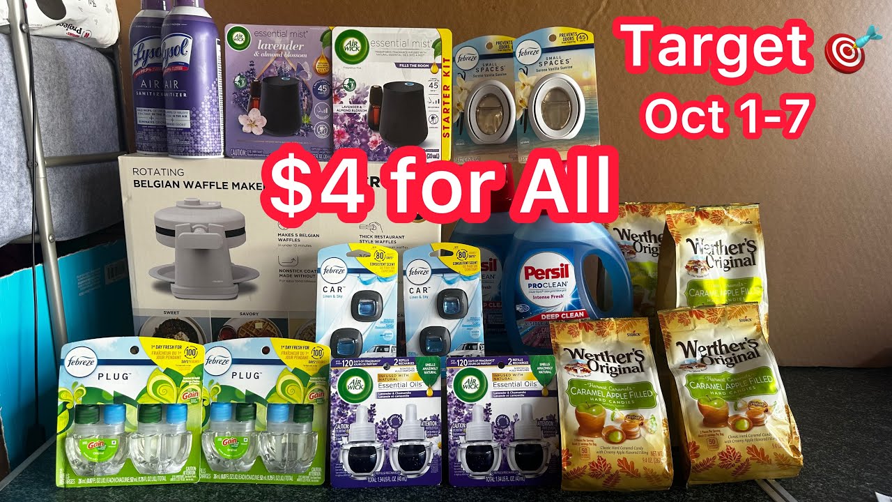 Target Couponing Oct 1-7|| $4 for all || Spend 50 get 15 GIft card and ...
