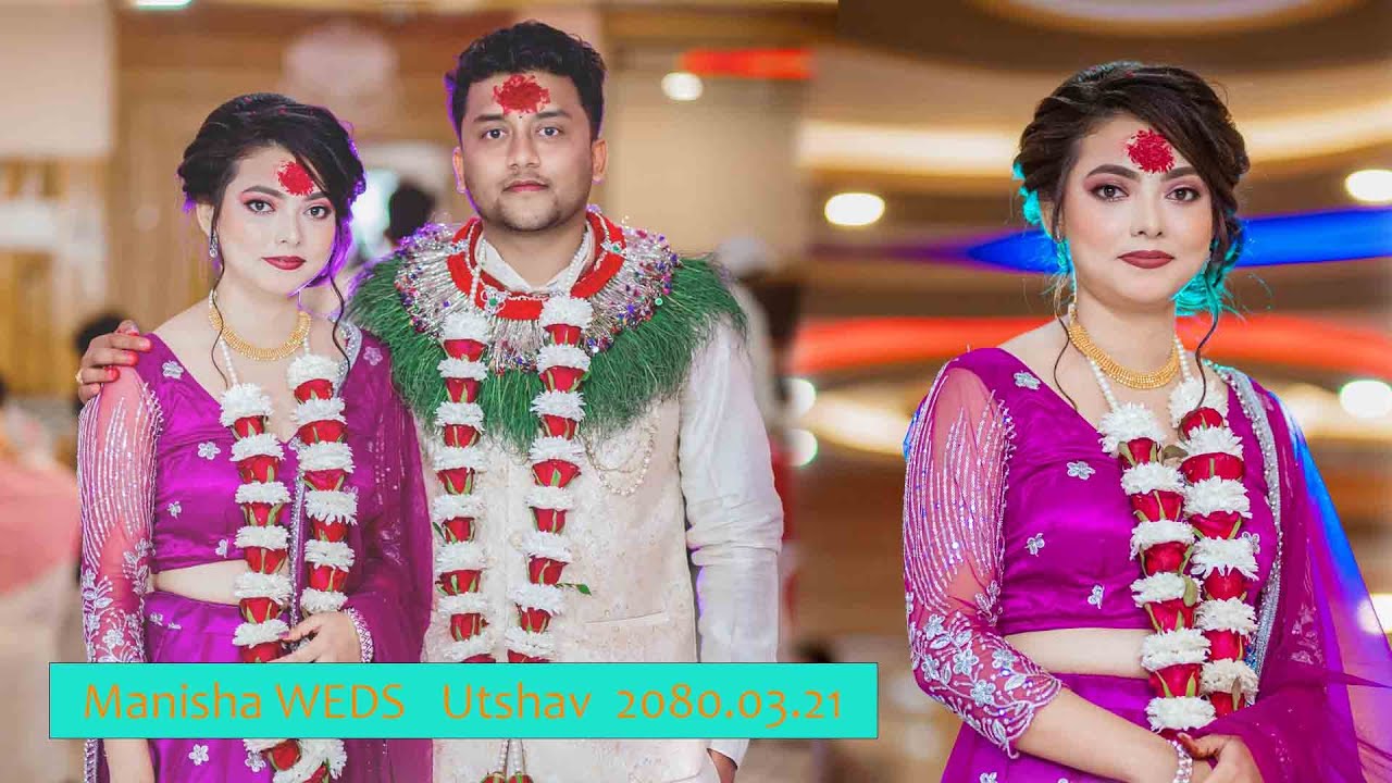 Manisha khatri ️ Utshav shah || ENGAGEMENT VIDEO || 2080.03.21 - YouTube