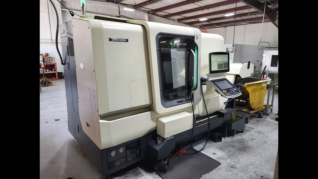 2018 DMG MORI MODEL NLX 2000 SY/500 CNC TURNING CENTER - YouTube