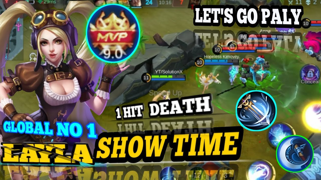 MINIAC LAYLA CRITICAL 1 HIT DEATH #mlbb #layla #solutionx - YouTube