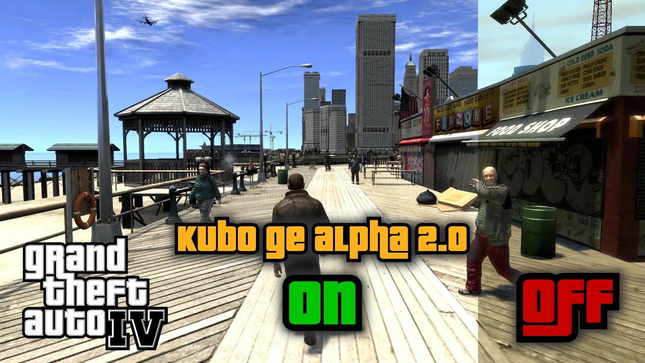 gta4 vanilla vs kubo ge graphics mod 2.0 (alpha) - [comparison] - YouTube