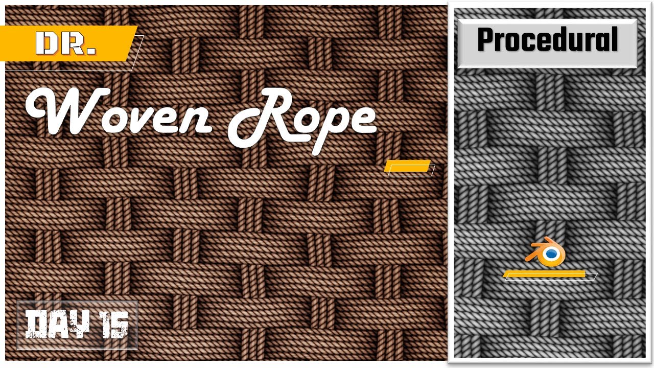 Woven rope shader blender 2.83 - Materials and Textures - Blender ...