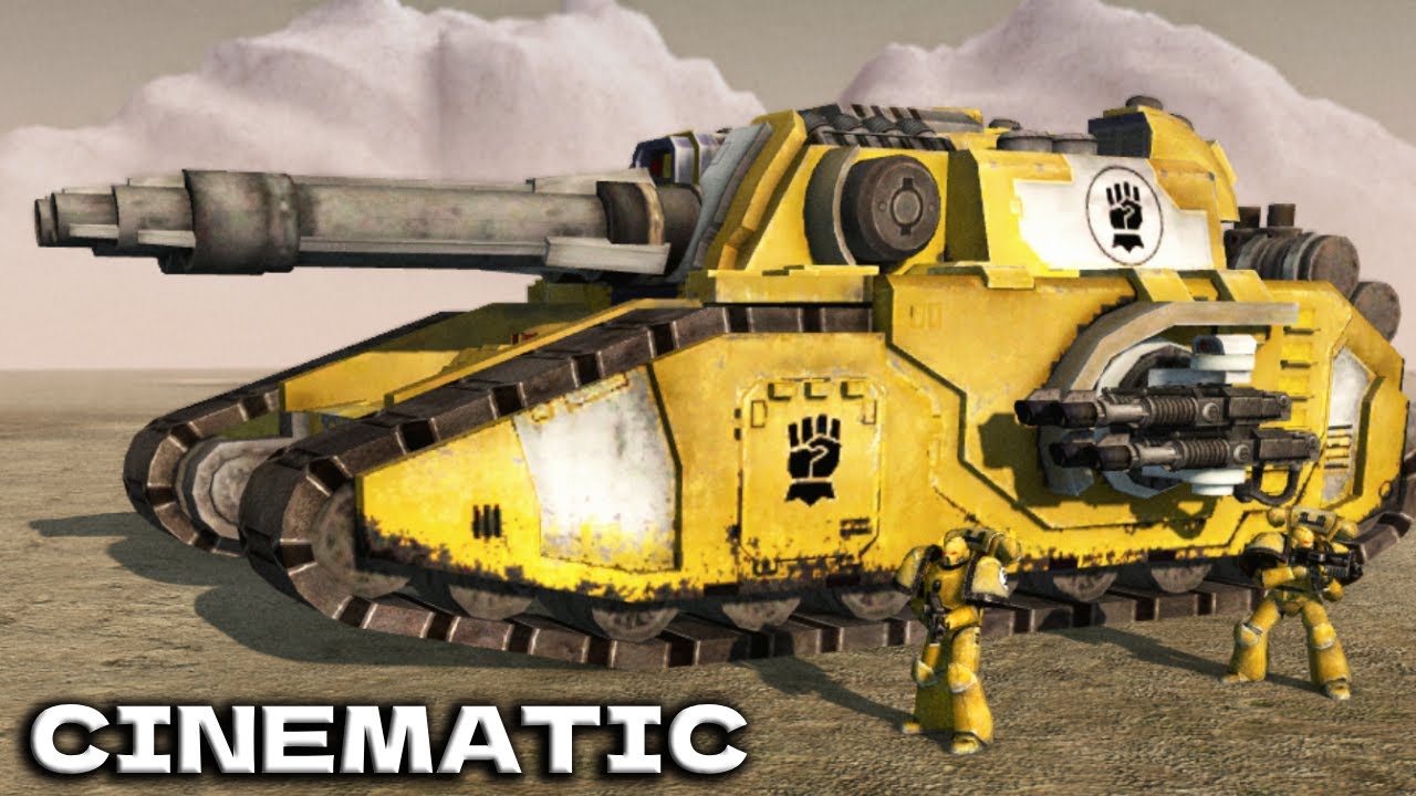 Imperial Fists & Falchion Super-Heavy Tank vs Chaos - Men of War ...