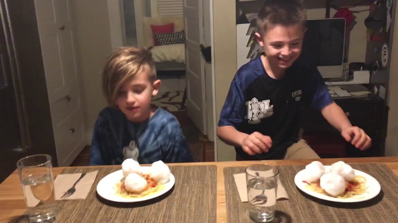 HEY JIMMY KIMMEL, I MADE SPAGHETTI AND SNOWBALLS - YouTube