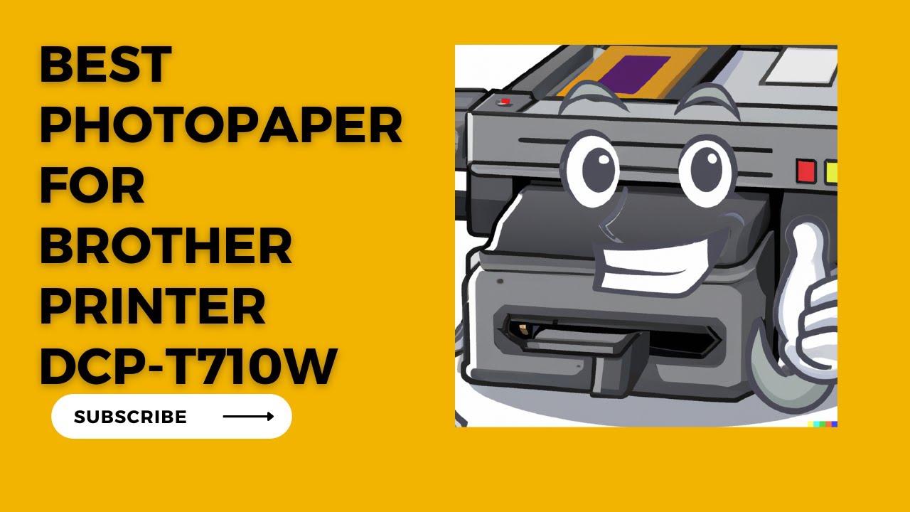 Brother DCP-T710W Printer Compatible Photo Paper - YouTube