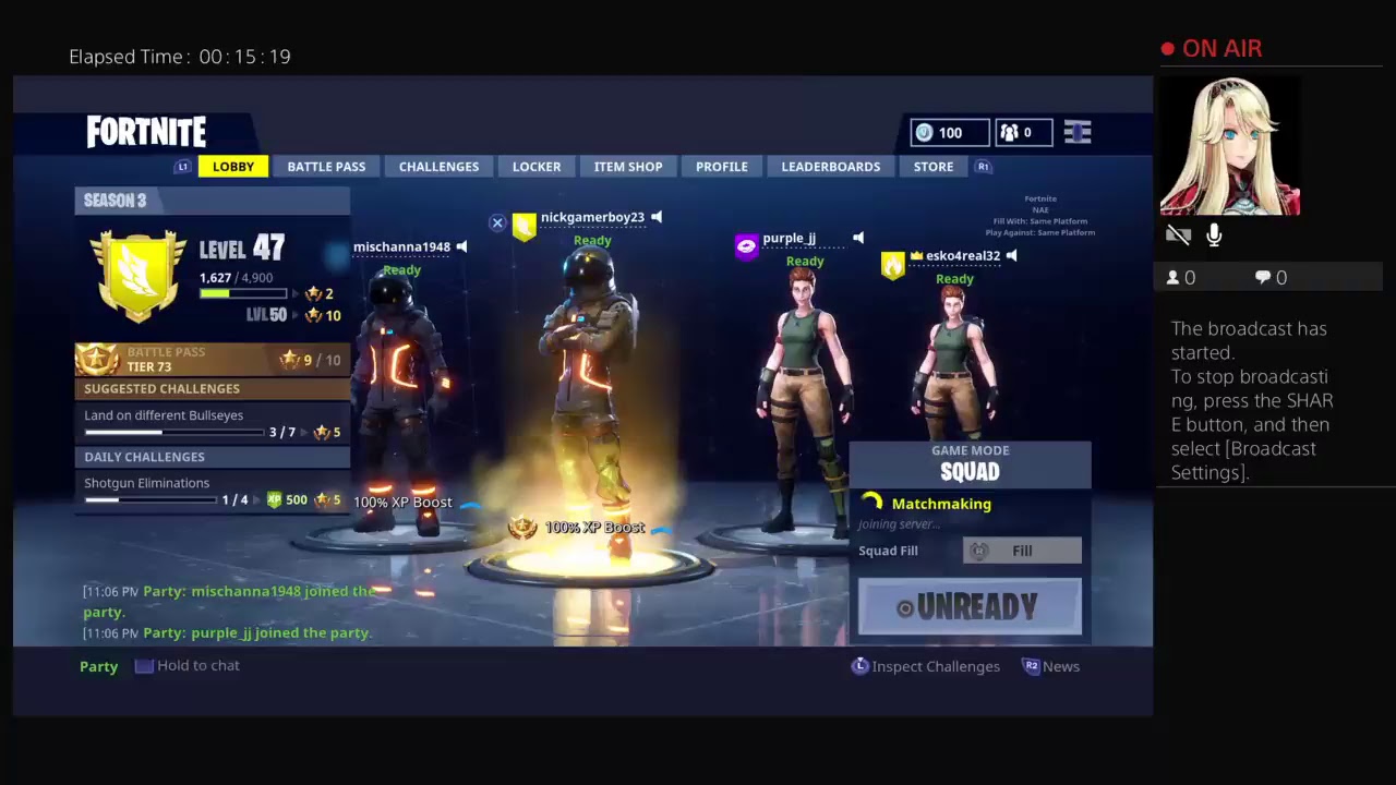 Ten hour live stream fortnight - YouTube