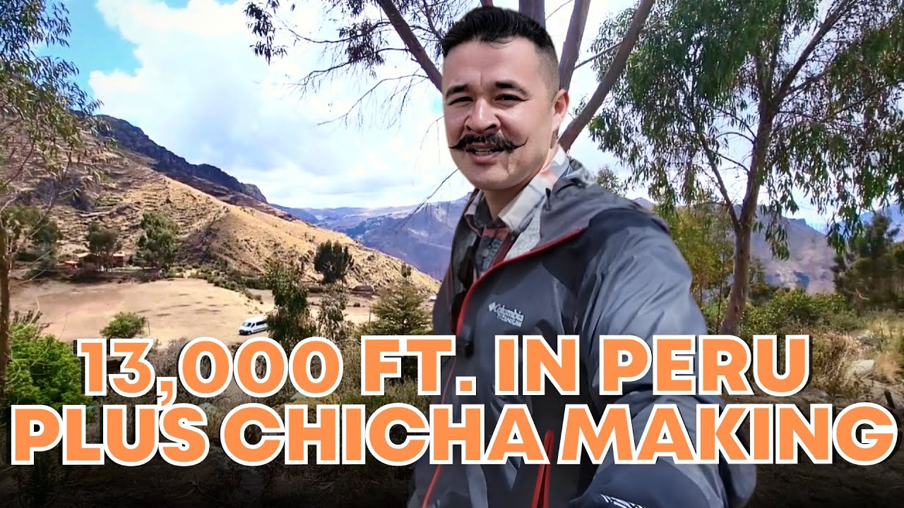 How to make Chicha/ Traditional Corn Beer | Peru Tour - YouTube