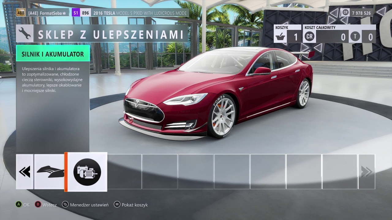 Forza Horizon 3 Tuning 2016 Tesla Model S P90D With Ludicrous Mode Top ...
