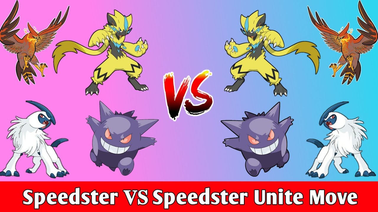 Speedster 𝐕𝐒 Speedster Unite Move... 👀💪|| Pokemon unite... ||Part-4 ...