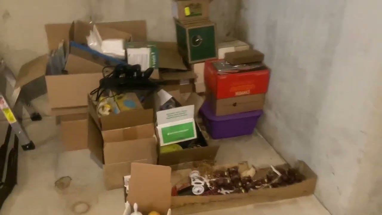 Basement clean out - YouTube