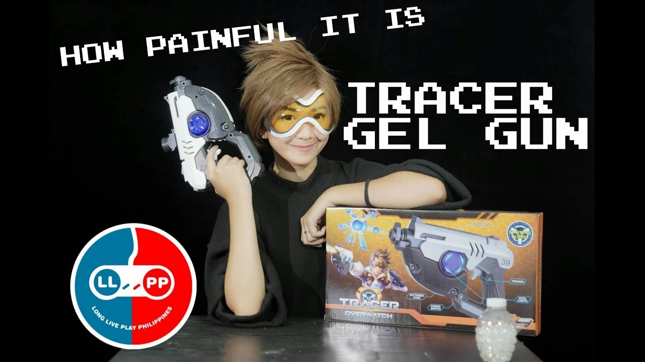 TRACER GEL GUN (tracer pulse pistol gel ball blaster toy/replica) LONG ...