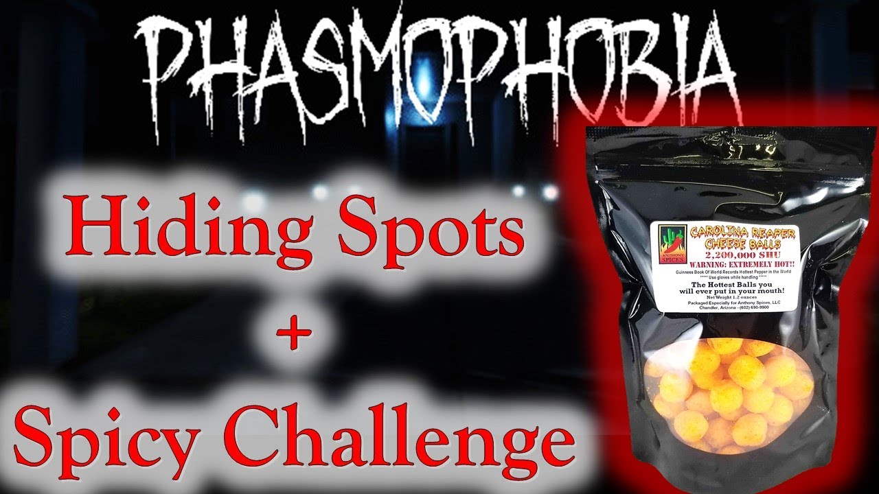 Phasmophobia - Hiding from Ghosts + Spicy Challenge (Carolina Reaper ...