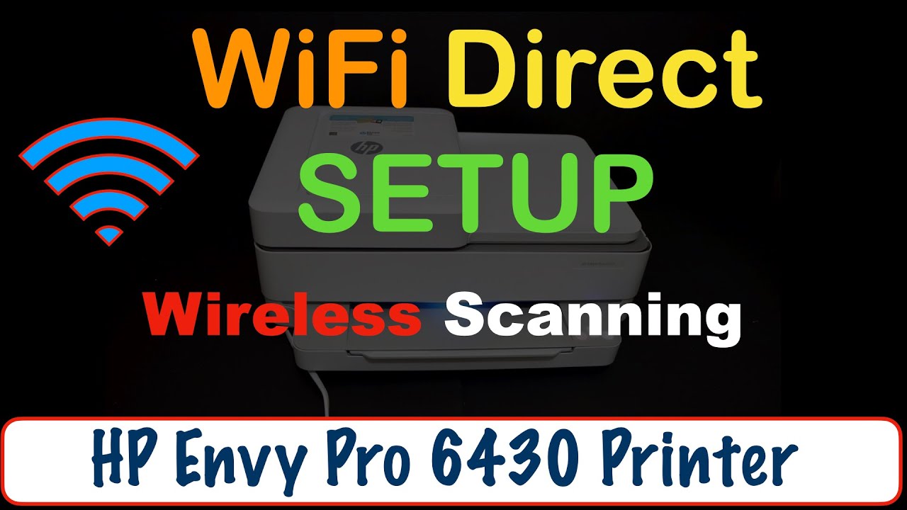 HP Envy Pro 6430 WiFi Direct SetUp iPhone, Scan Multiple Pages review ...