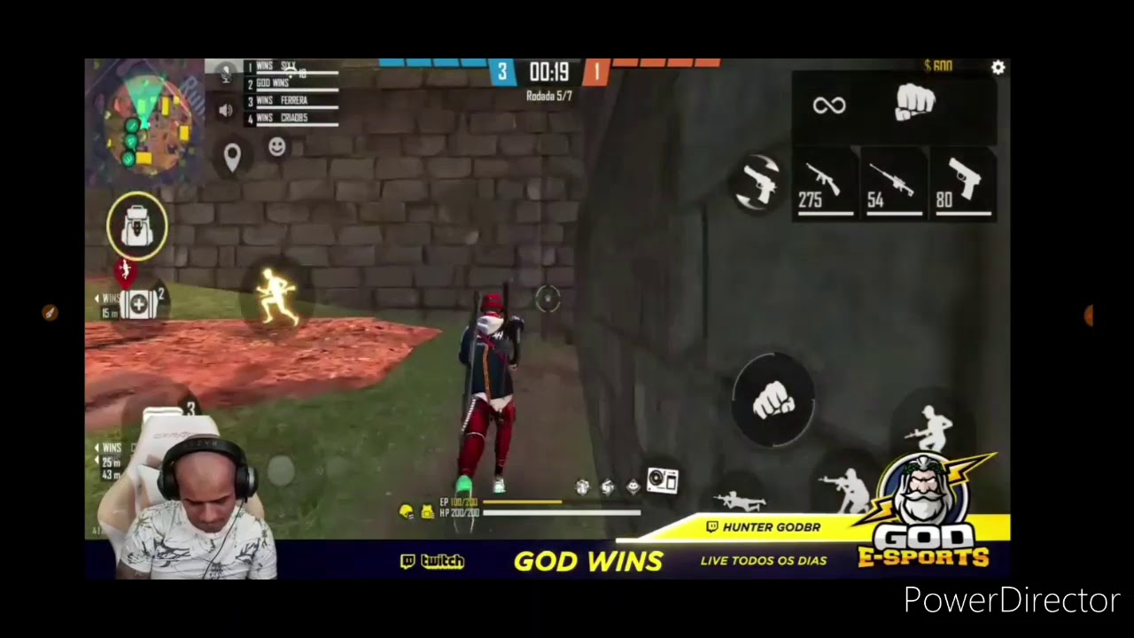 Free Fire visão do GOD WINS - YouTube