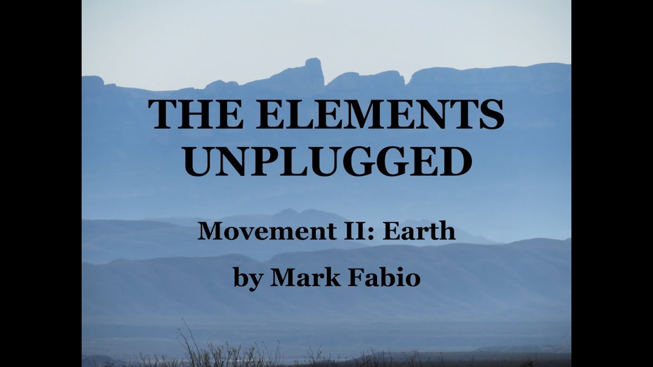 The Elements Unplugged: Earth - YouTube