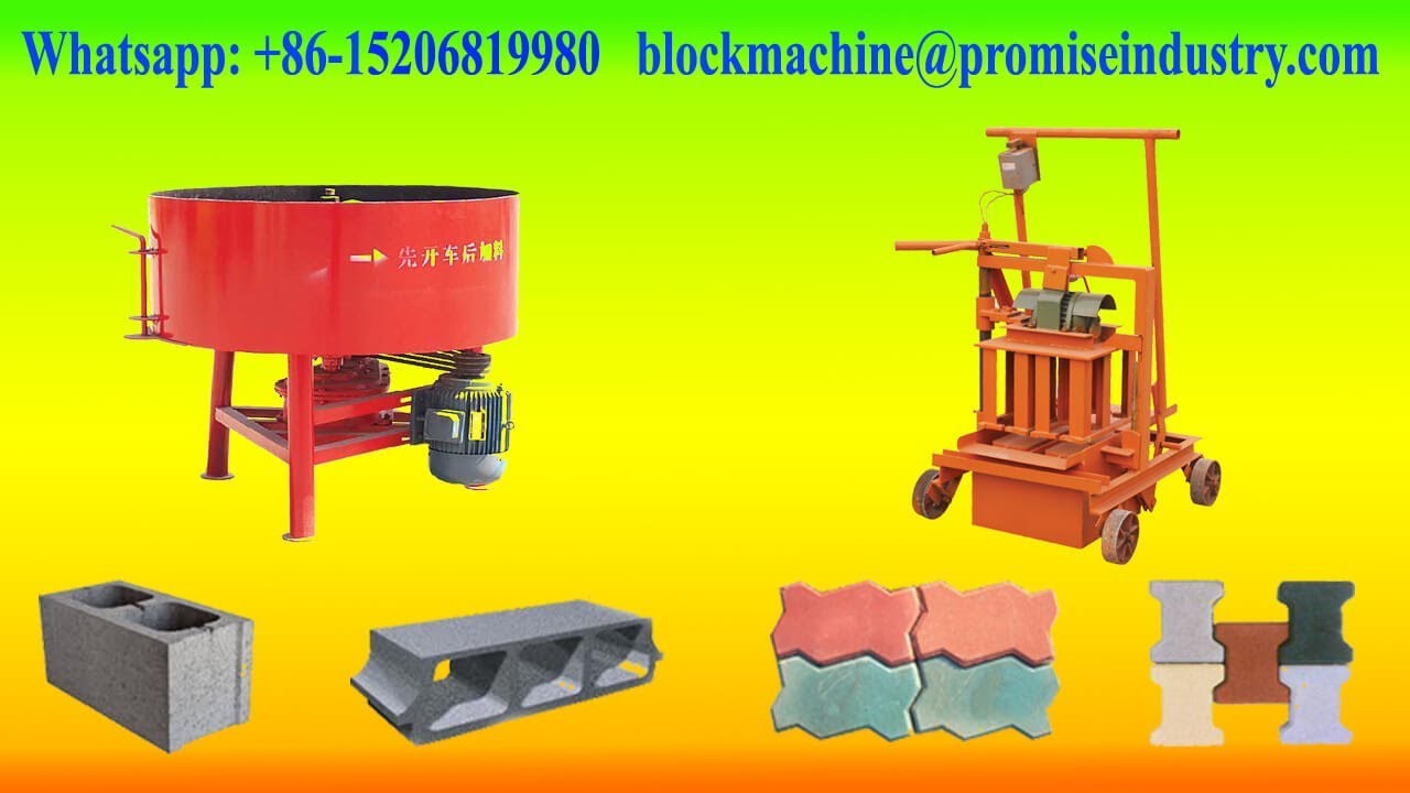 QMR2 45 small egg laying block machine, cement concrete block brick ...