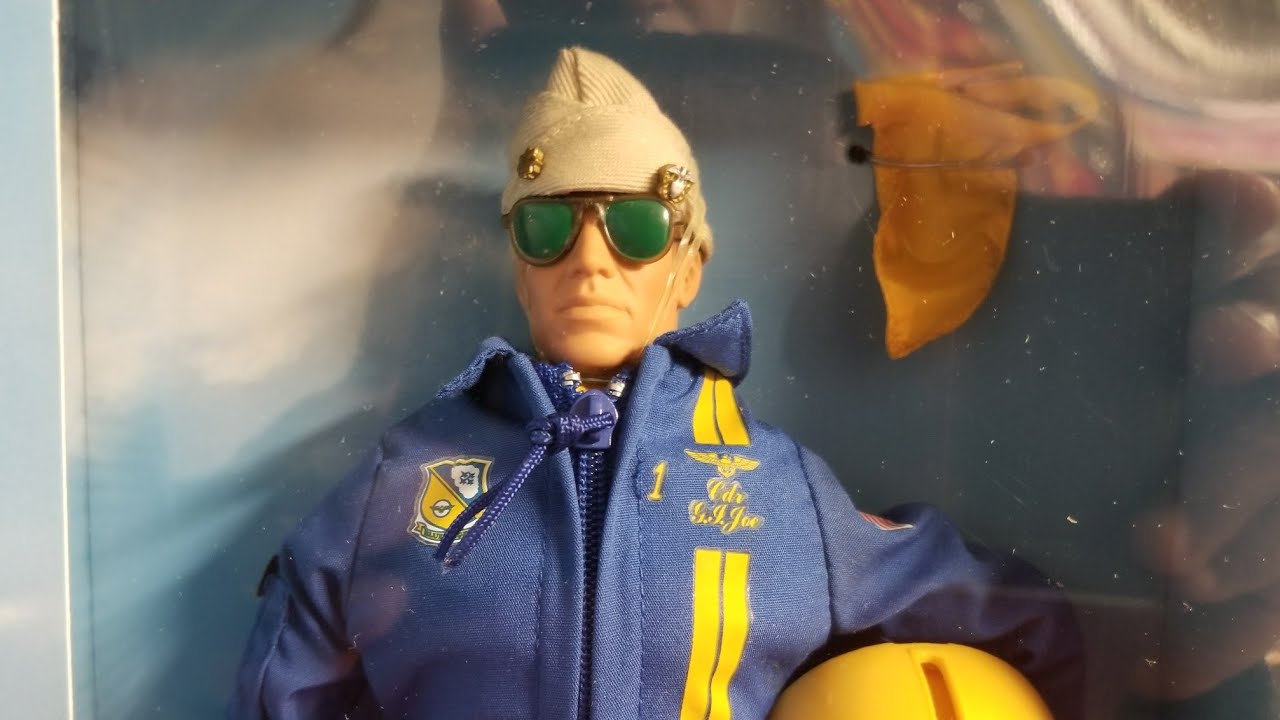GI.JOE NAVY BLUE ANGEL FIGURE REVIEW !!!! - YouTube