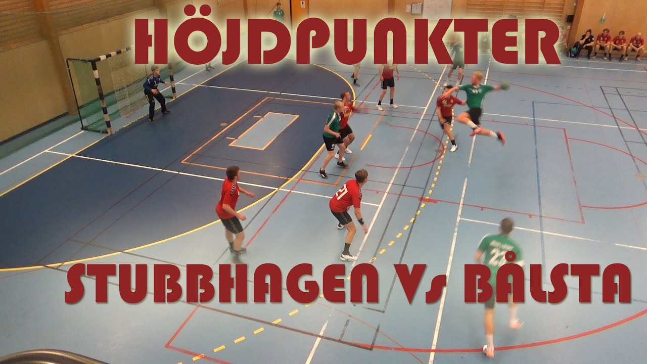 Handboll - Höjdpunkter Stubbhagen Vs Bålsta - YouTube