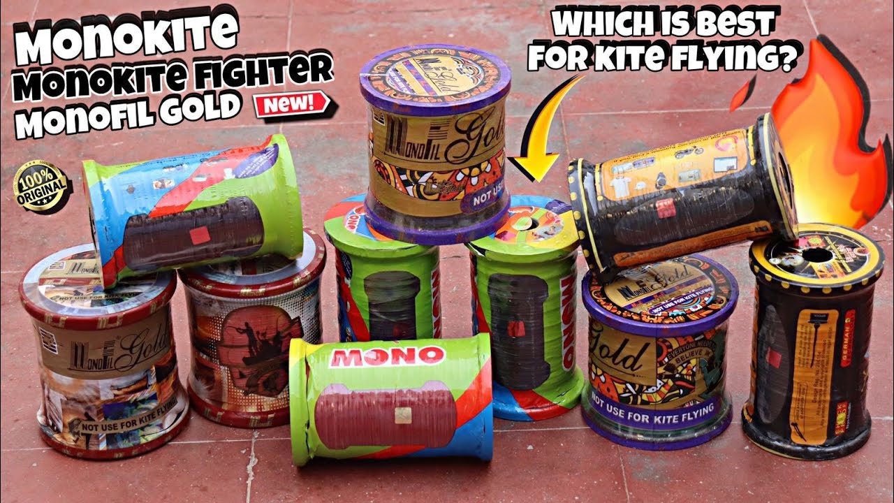 Different Types of Kites Manjhas | Monokite | Monofil Gold | Ultra ...