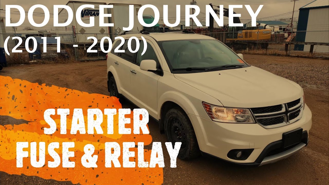 Dodge Journey - STARTER FUSE & RELAY LOCATION (2011 - 2020) - YouTube