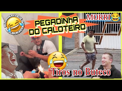 TEnTE NÃO RiR! Pegadinha cobrança de dívida do caloteiro no bar. Morri ...